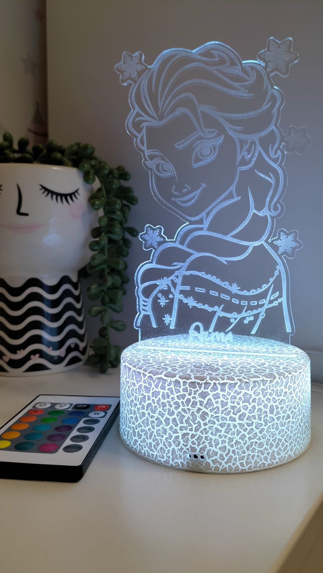 Lámpara Led Personalizada Frozen